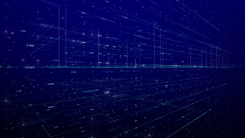 Abstract Animated Computer Script Programming Code As Technology