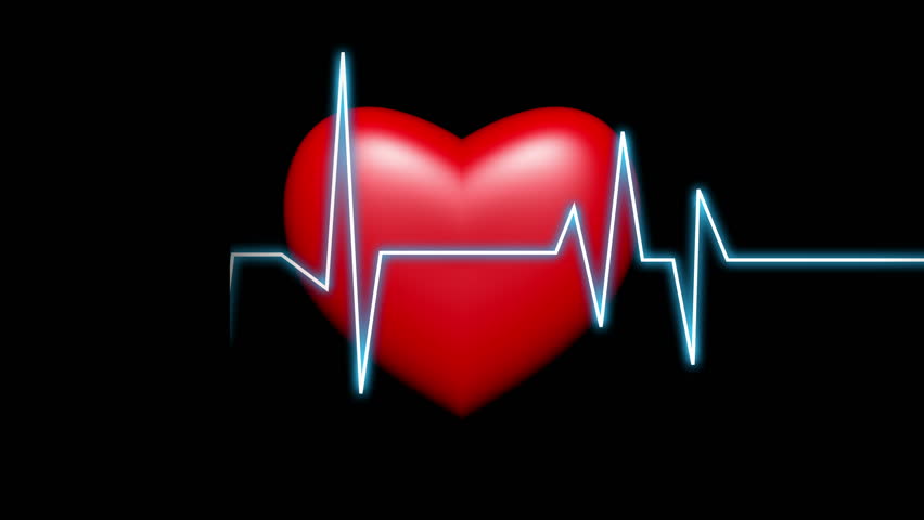 4k An Animated Heart Monitor EKG Flatlines, Uhd Stock Video Animation ...