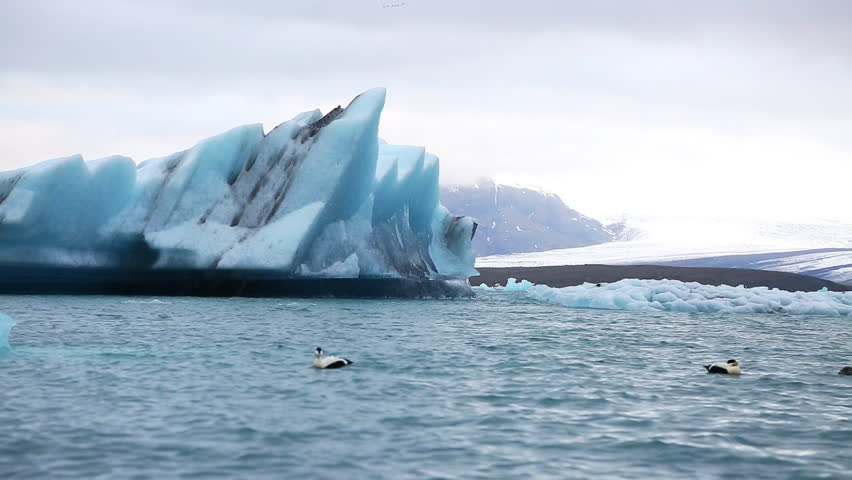 Iceberg flow in the landscape in Greenland image - Free stock photo ...