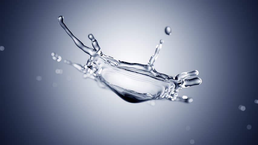 Cg Animation of Water Explosion Stock Footage Video (100% Royalty-free ...