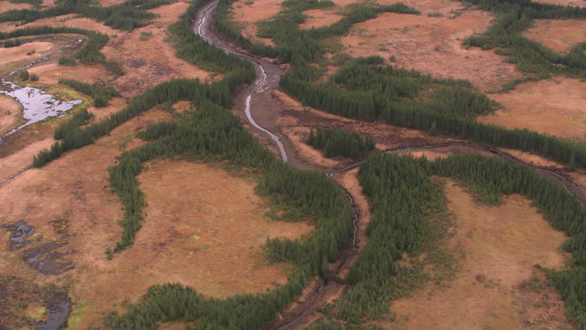 Landscape with Mountains with wetlands in Alaska image - Free stock ...