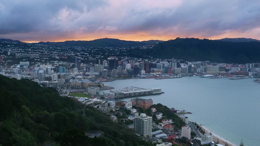 Wellington Harbour in New Zealand image - Free stock photo - Public ...