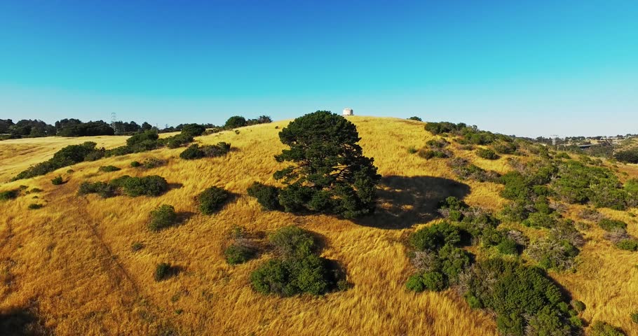 Landscape on the hills at Sunset in San Francisco, California image ...