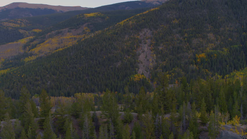 Mountainside View at Rocky Mountains National Park, Colorado image ...