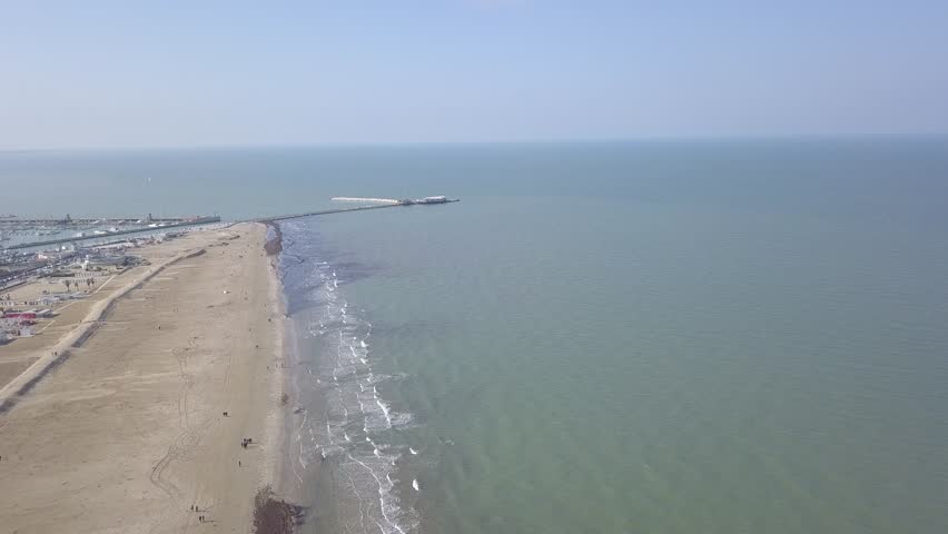 Rimini Sea Coast Beach Italy Stock Footage Video (100% Royalty-free ...