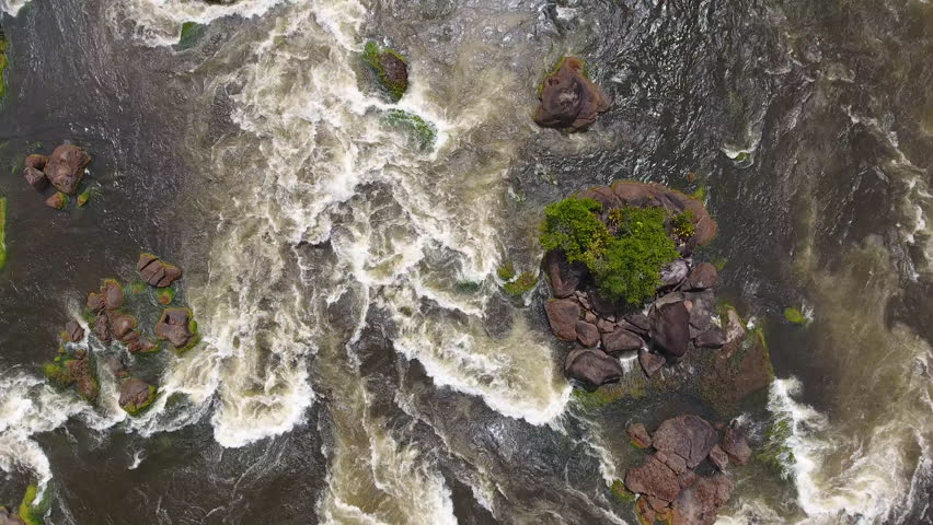 Beautiful Landscape with rapids and waterfalls in Argentina image ...