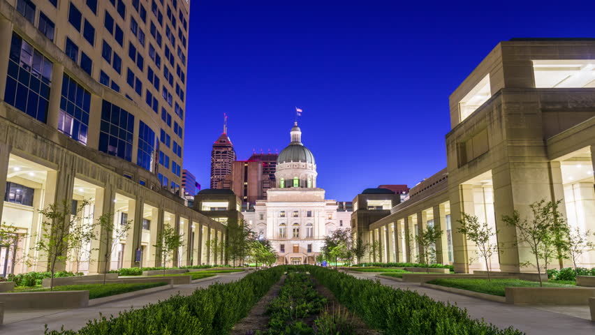 Capital Building and Cityscape in Indianapolis, Indiana image - Free ...