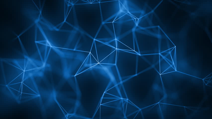 Abstract Blue Forms Move. Loopable Stock Footage Video (100% Royalty ...