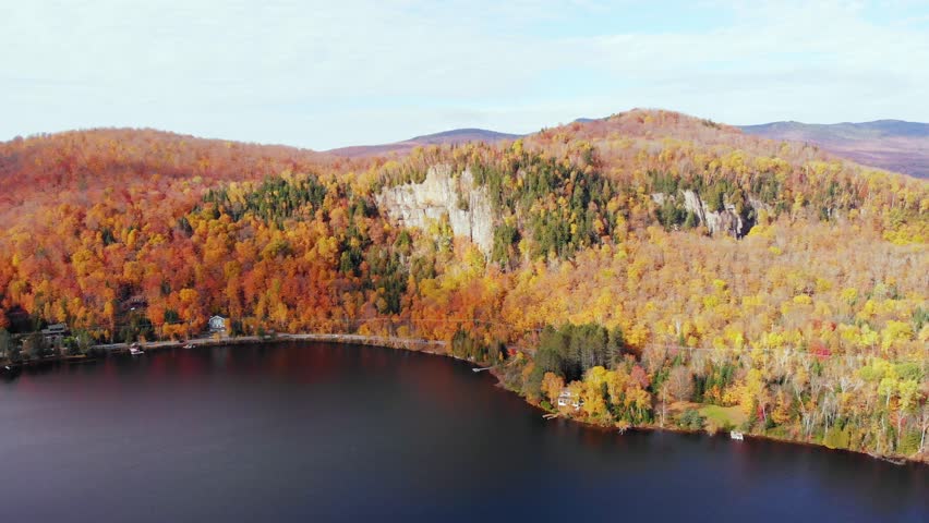 Lake and Mountains landscape in Quebec, Canada image - Free stock photo ...