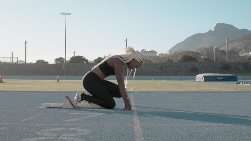 Female Runners on the race track image - Free stock photo - Public ...