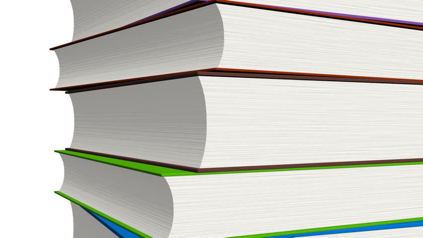 Books Stacked Animation Stock Footage Video (100% Royalty-free ...