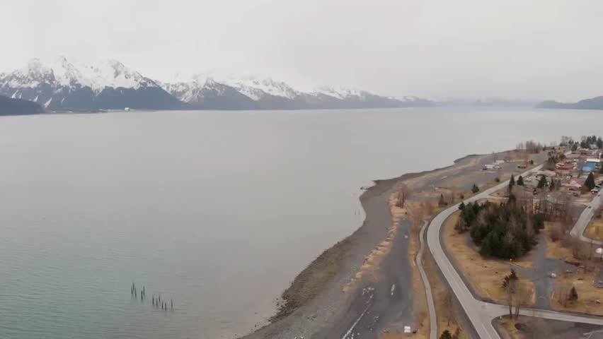 Aerial view of Seward, Alaska Bay image - Free stock photo - Public ...