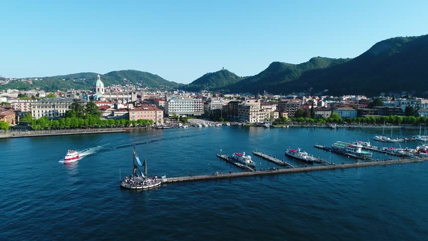 City and Lake Como in Italy image - Free stock photo - Public Domain ...
