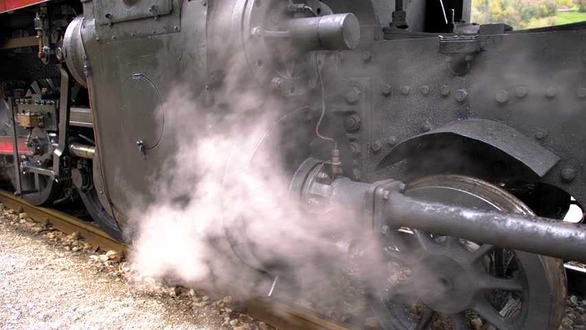 Steam Locomotive train with black smoke coming out image - Free stock ...