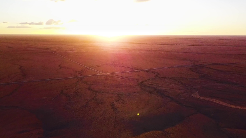 Red sunset over the plains image - Free stock photo - Public Domain ...