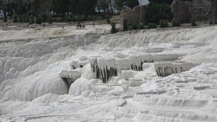 Pamukkale ancient Calcium deposits in Turkey image - Free stock photo ...