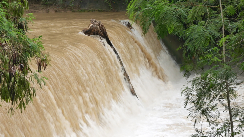 Rapidly flowing water cascading down rocks image - Free stock photo ...