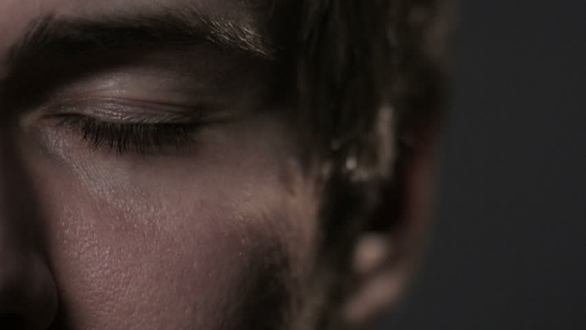Young Man Opened His Eyes Stock Footage Video (100% Royalty-free ...