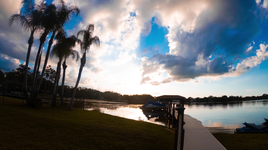 Orange Scenic sunset in Florida image - Free stock photo - Public ...