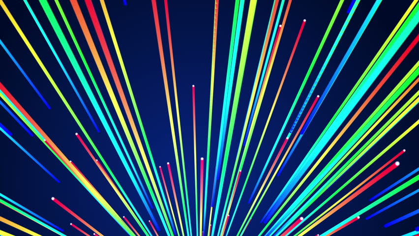 4k Multi Color Line Stream Stock Footage Video (100% Royalty-free ...