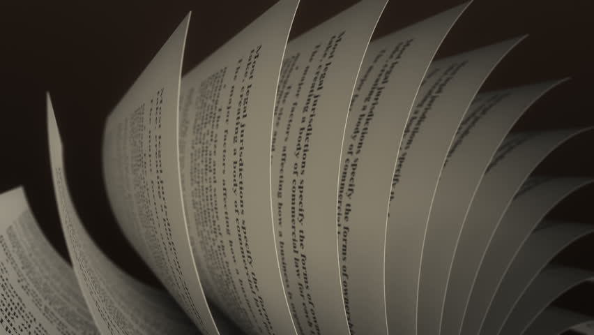 Animation of Book Page Turning. Stock Footage Video (100% Royalty-free ...