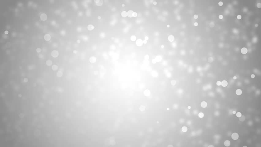 Beautiful Soft Silver White Background With Moving Light Particles ...