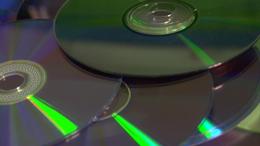 Damaged Compact Discs Stock Footage Video (100% Royalty-free) 1174207 ...