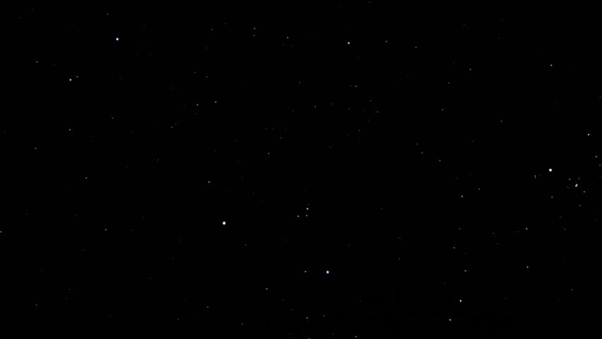 Starry Night with a Shooting Stock Footage Video (100% Royalty-free ...
