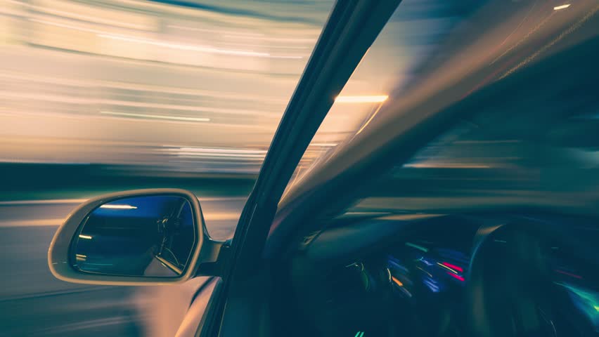 Stock video of point of view time lapse: car | 12113897 | Shutterstock