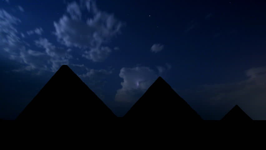 Orion Constellation Stars Aligned Above The Pyramids Of Giza Vídeo ...