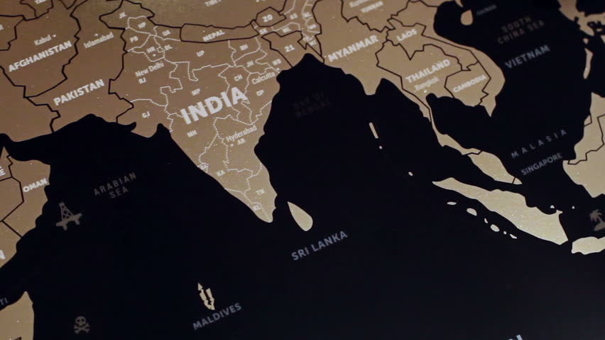 Asia Map 5 Stock Footage Video (100% Royalty-free) 12425747 | Shutterstock
