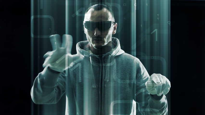 Hacker Typing On Futuristic Computer Keyboard Cyber Security Bank 4314