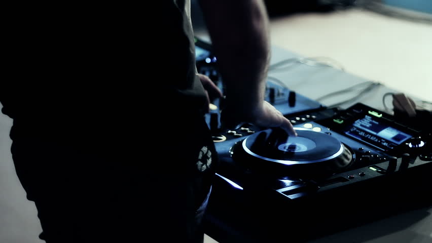 Dj at Work in Nightclub Stock Footage Video (100% Royalty-free) 1265107 ...