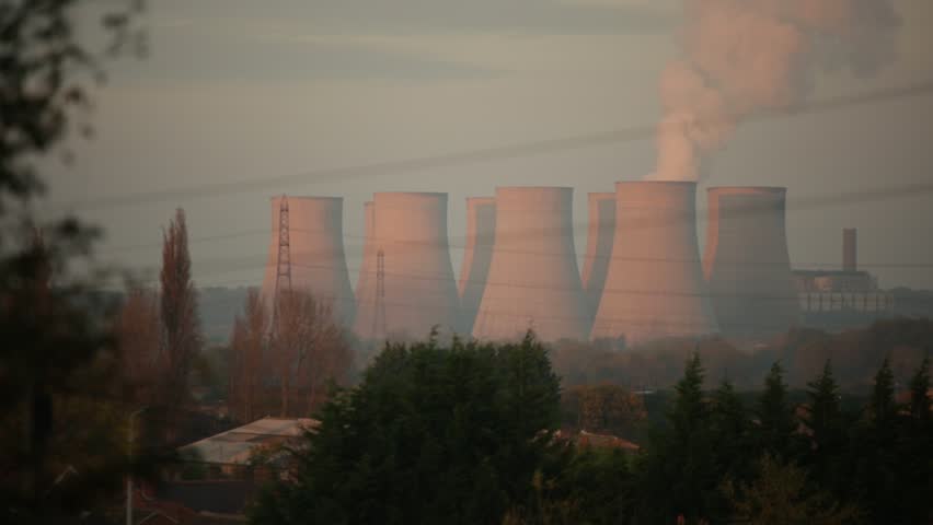 Ratcliffe On Soar Power Station On A Sunset, Nottingham, England Stock ...
