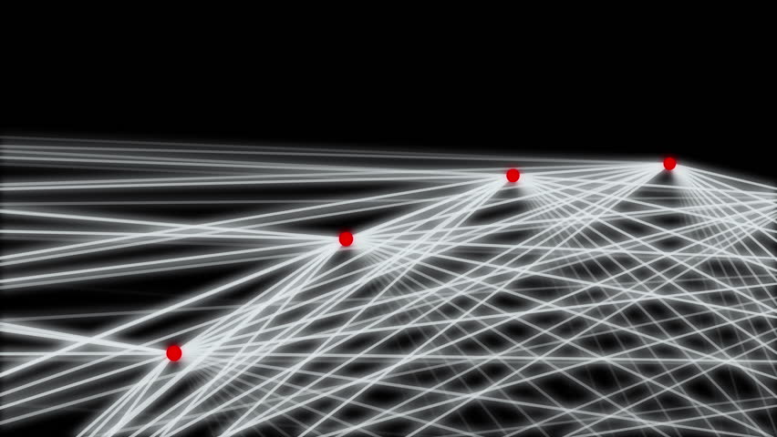 Abstract Motion Lines and Dots Stock Footage Video (100% Royalty-free ...