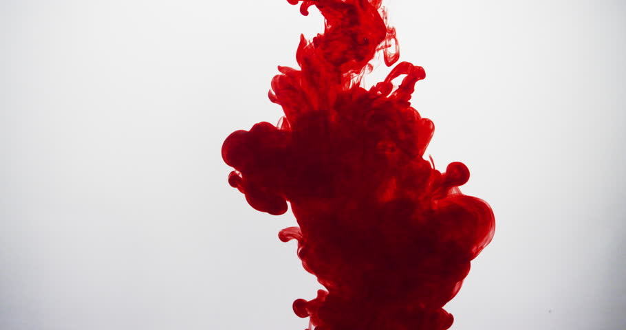 Blood in Slow Motion Isolated Stock Footage Video (100% Royalty-free ...