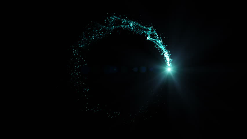 Stock video of blue comet light flying in circle, | 13727507 | Shutterstock