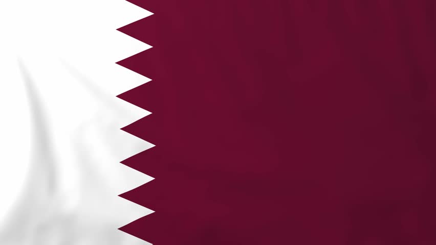 Flag Of Qatar Background Seamless Loop Animation Stock Footage Video ...