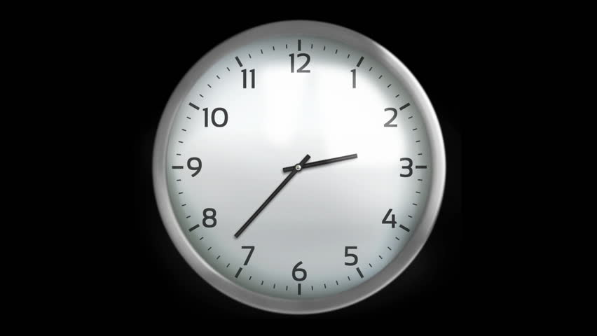 Indicated Eight O'clock Point. Gauge Or Watch Animation. Stock Footage ...