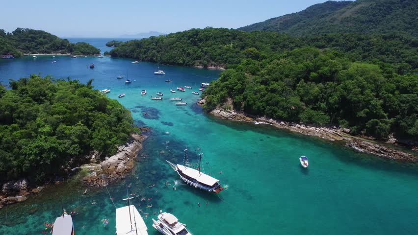 Famous Blue Lake (lagoa Azul) Dive Area, With A Transparent Water And ...