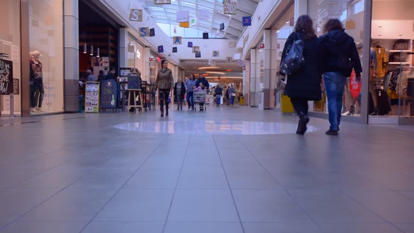 Stock Video Clip of TRIESTE, ITALY - 10 FEBRUARY 2016: Shopping ...