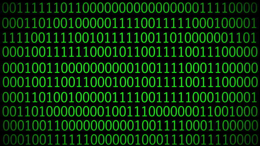 Digital Code On Computer Screen. Stock Footage Video (100% Royalty-free ...