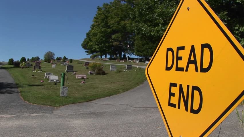 A Dead End Sign Near Stock Footage Video (100% Royalty-free) 1471537 ...