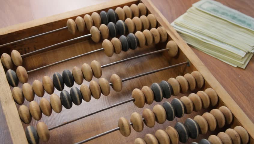 Accountant with Abacus Stock Footage Video (100% Royalty-free) 14799937 ...