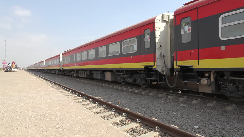 Stock Video Clip of Luanda Train Station Time Lapse. Medium long ...