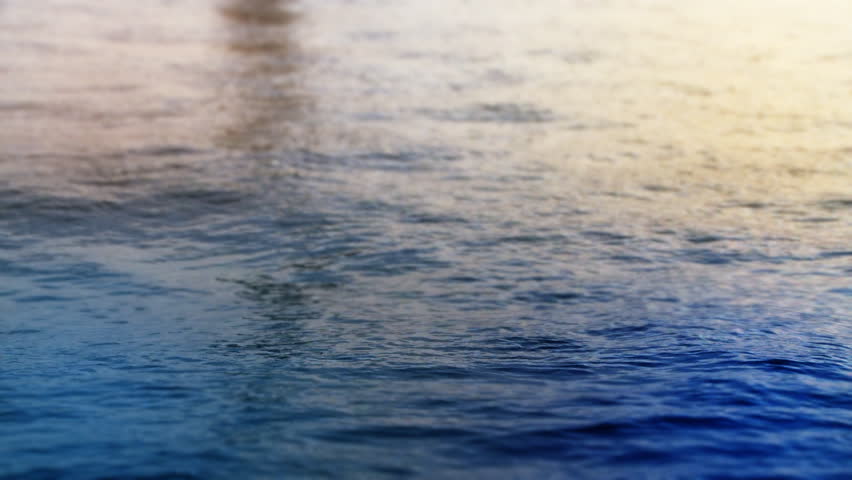 Ripples On Calm Sea. Full Stock Footage Video (100% Royalty-free ...