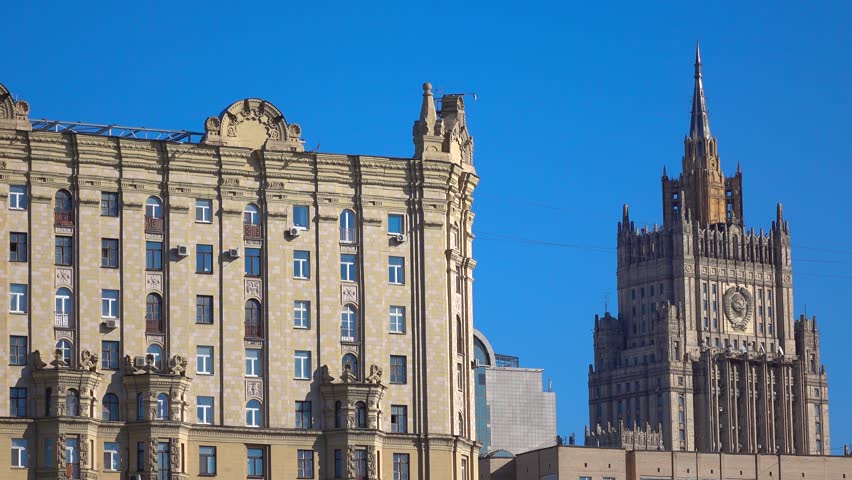 Russian Ministry of Foreign Affairs Stock Footage Video (100% Royalty ...