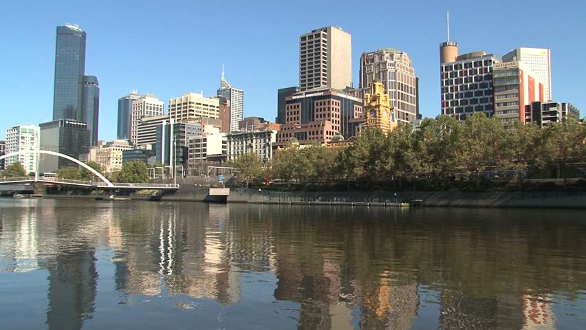 Melbourne City Skyline (daytime) Stock Footage Video 1528760 | Shutterstock
