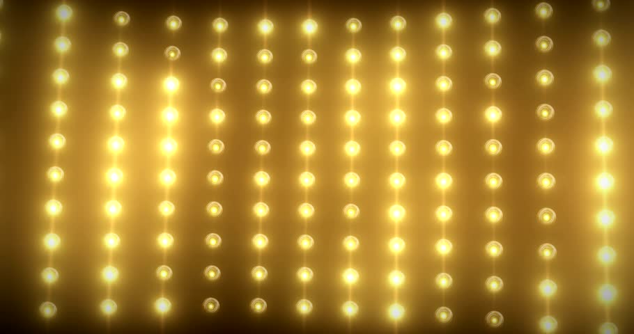 Animation Of Flashing Light Bulbs On Led Wall Or Projectors For Stage ...