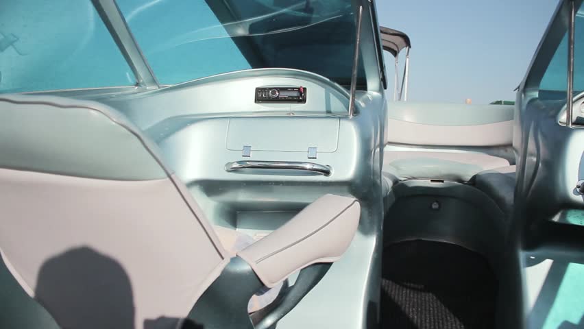 Rear View From Inside Car Person Driving 4K. Inside The Back Of A New ...